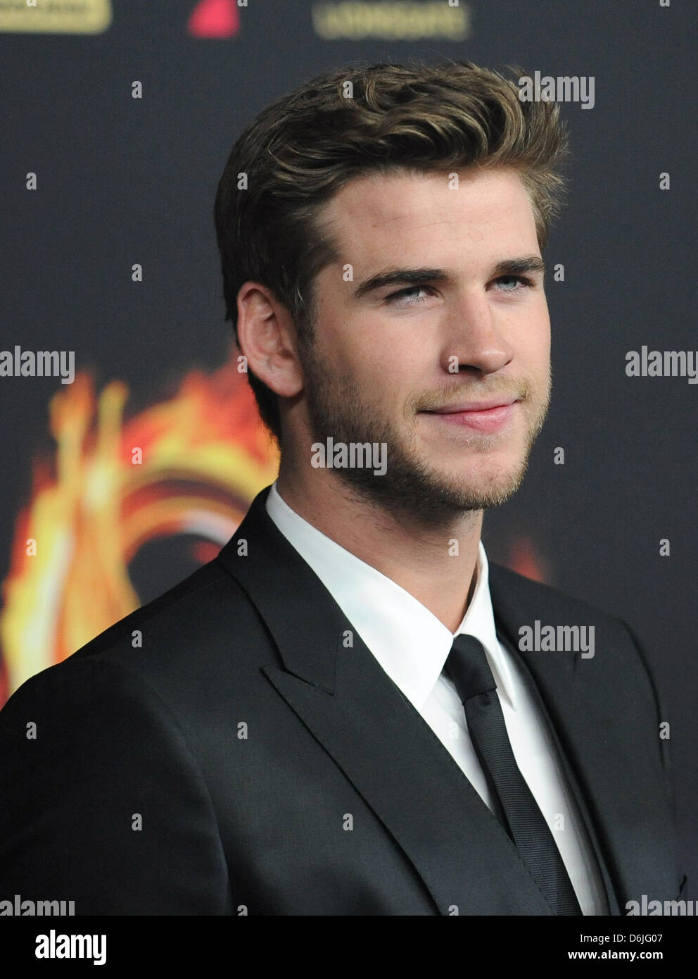 Australian actor Liam Hemsworth arrives for the premiere of the movie ...