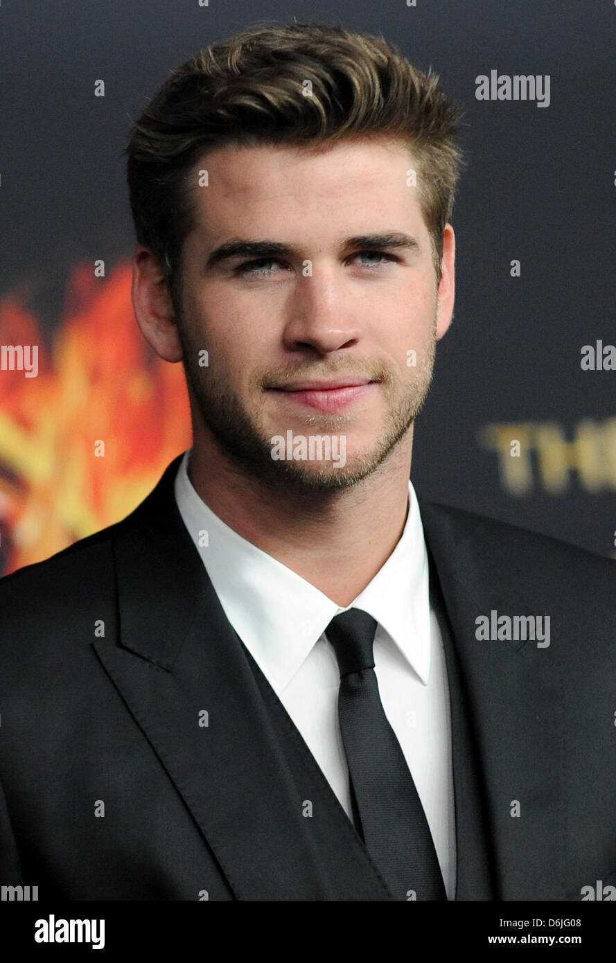 Australian actor Liam Hemsworth arrives for the premiere of the movie ...
