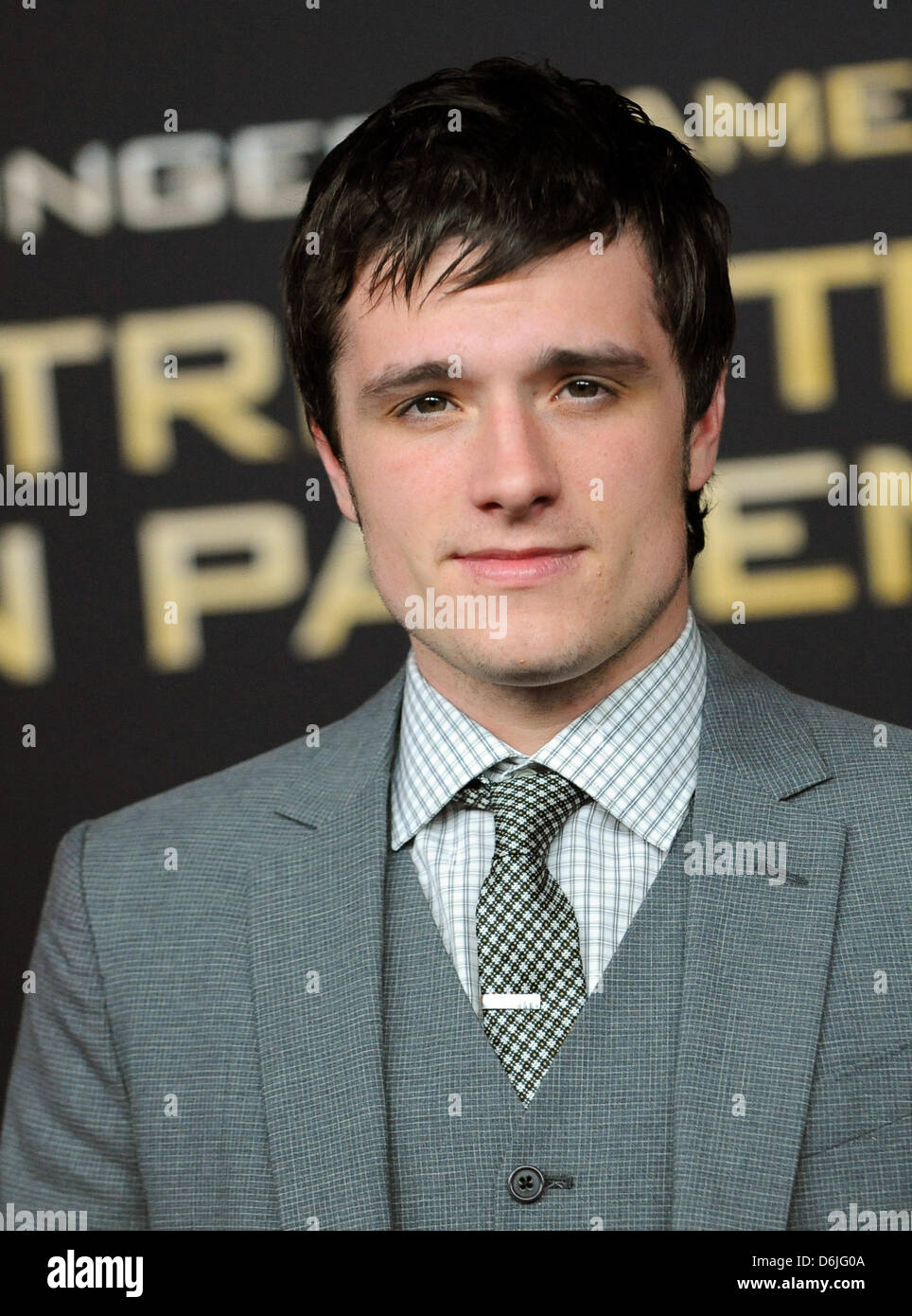 US actor Josh Hutcherson arrives for the premiere of the movie 'Die ...