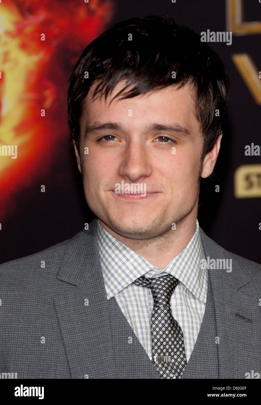 US actor Josh Hutcherson arrives for the premiere of the movie 'Die ...