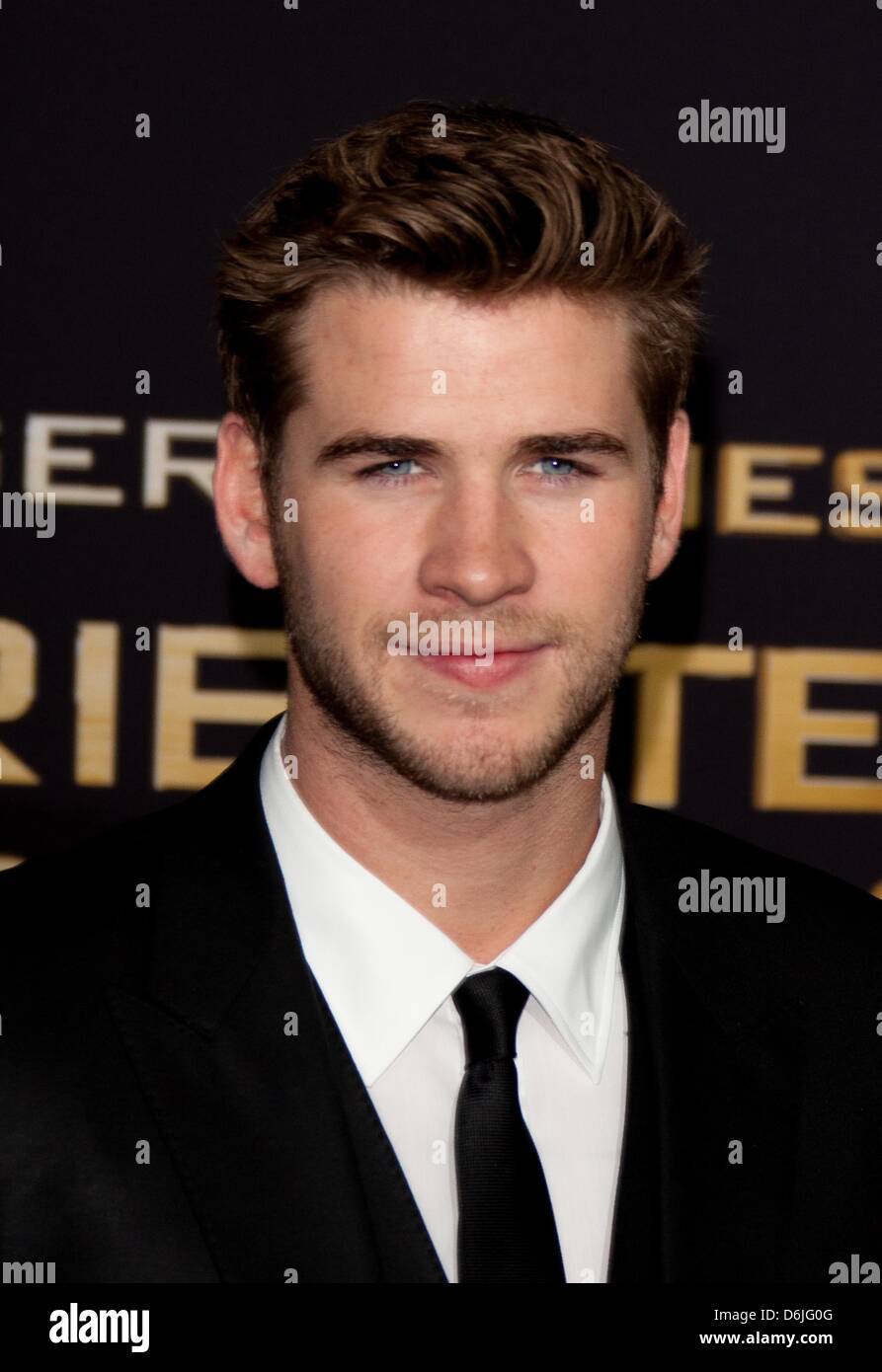 Australian actor Liam Hemsworth arrives for the premiere of the movie ...