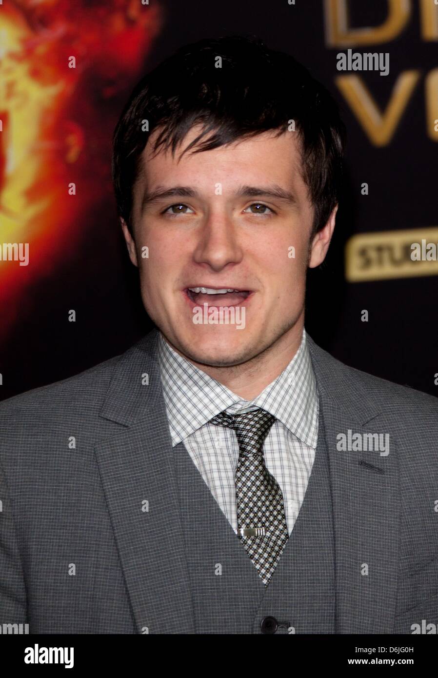 US actor Josh Hutcherson arrives for the premiere of the movie 'Die ...