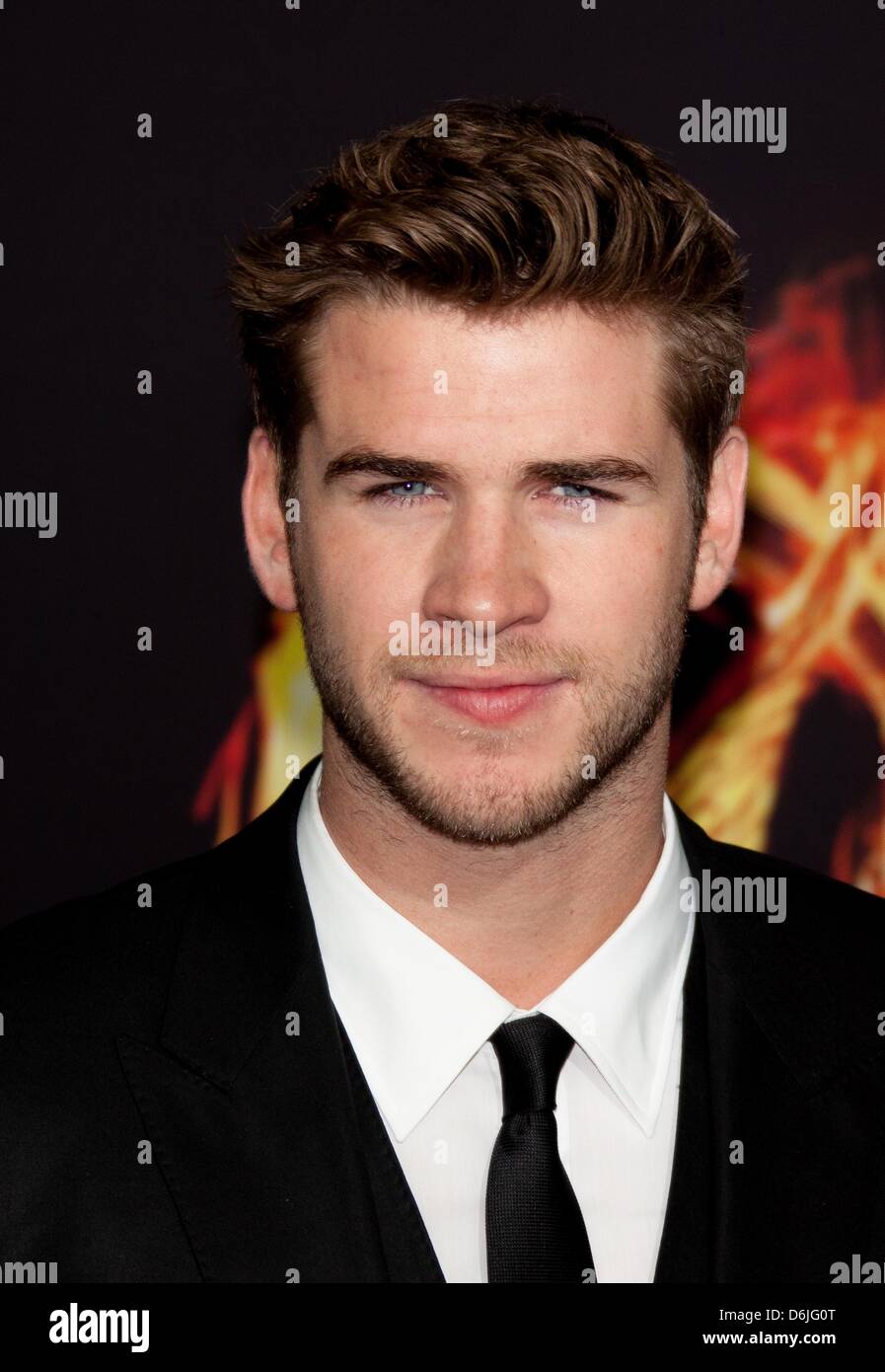 Australian actor Liam Hemsworth arrives for the premiere of the movie ...