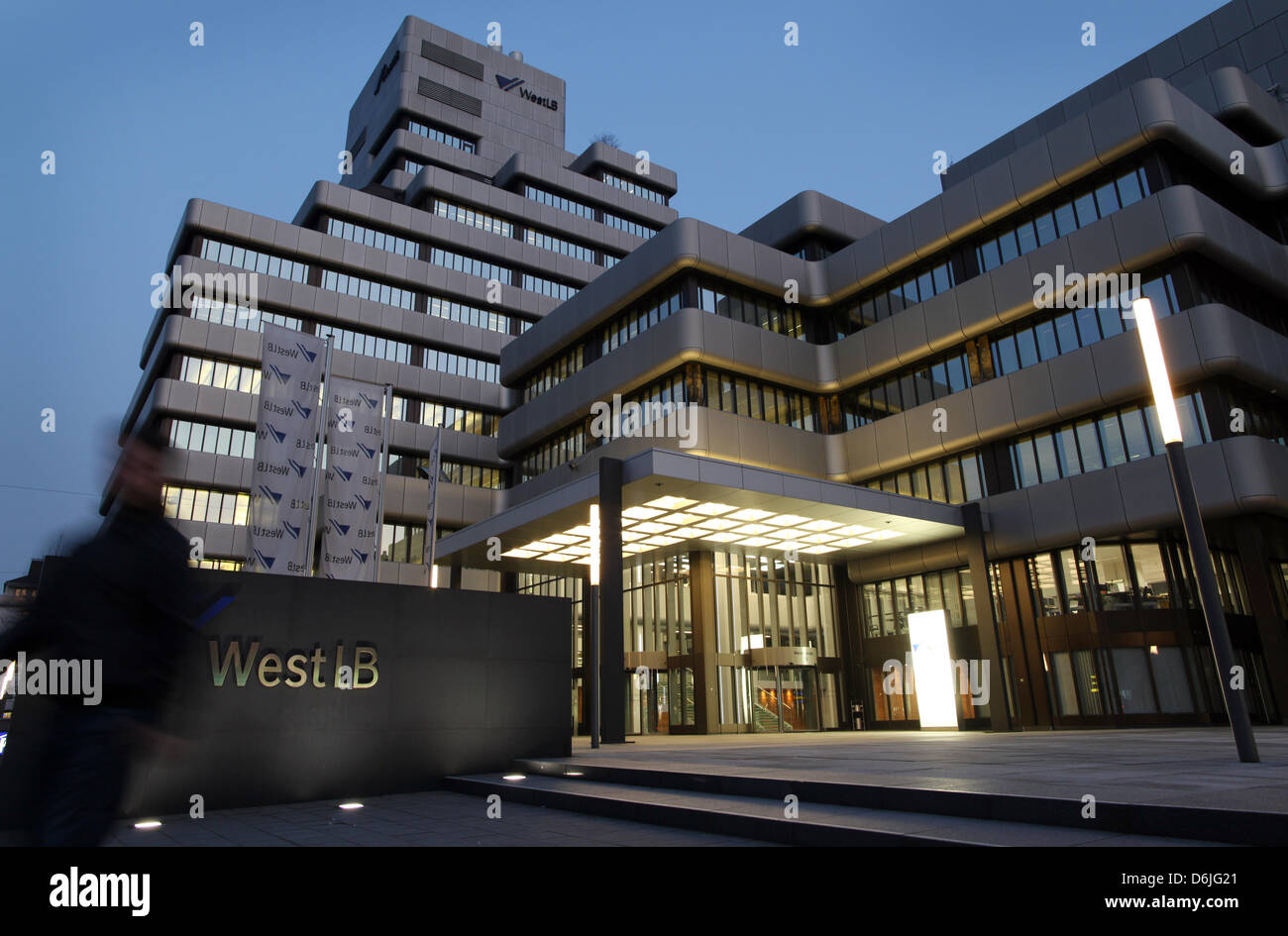 The WestLB bank headquarters are pictured in in Duesseldorf, Germany ...