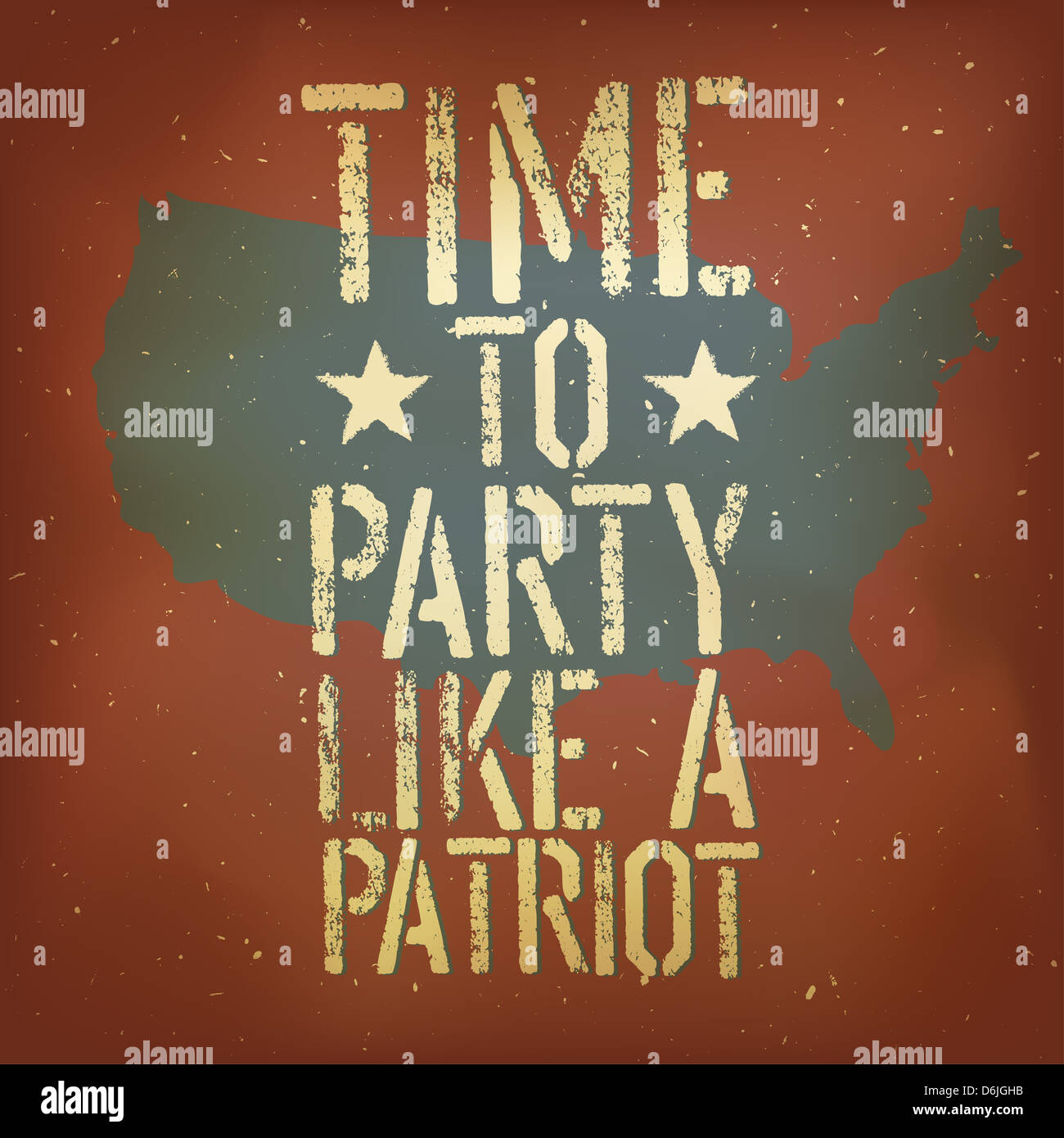American patriotic poster Stock Photo - Alamy