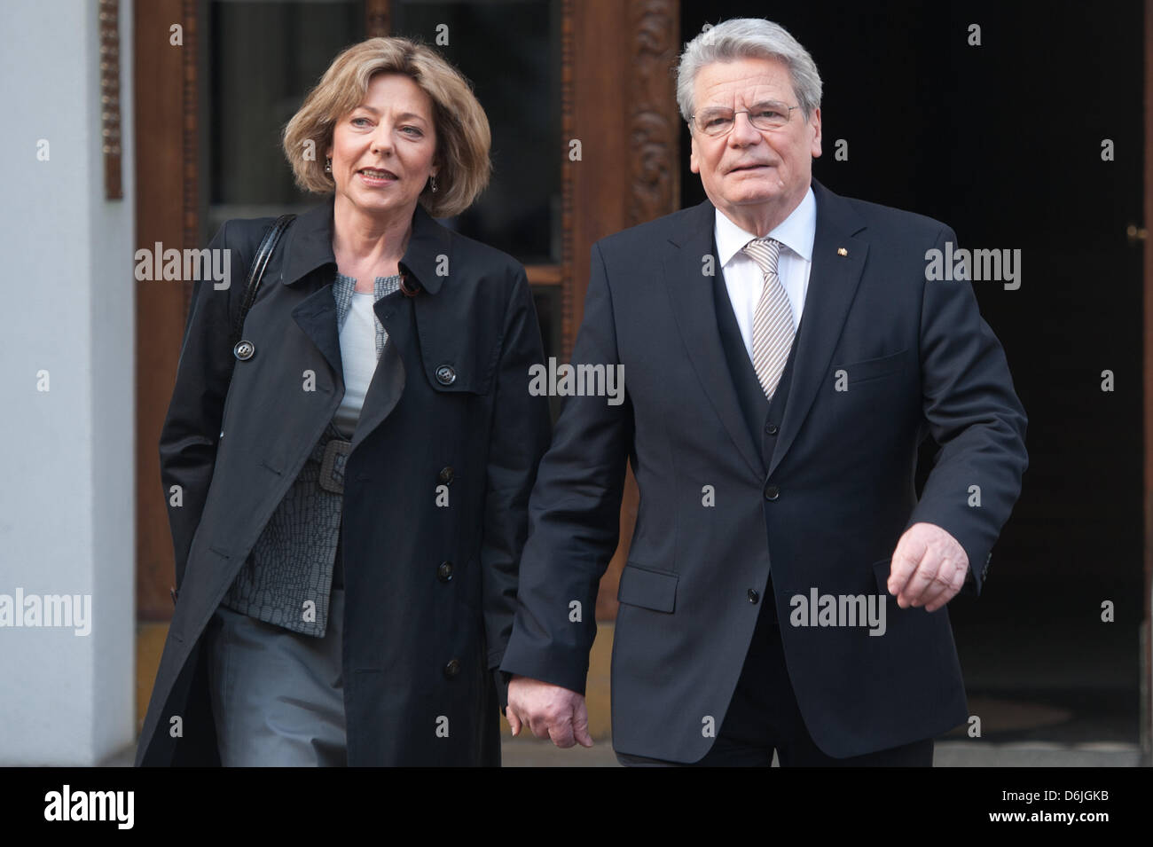 Presidential candidate Joachim Gauck and his partner inlife Daniela ...