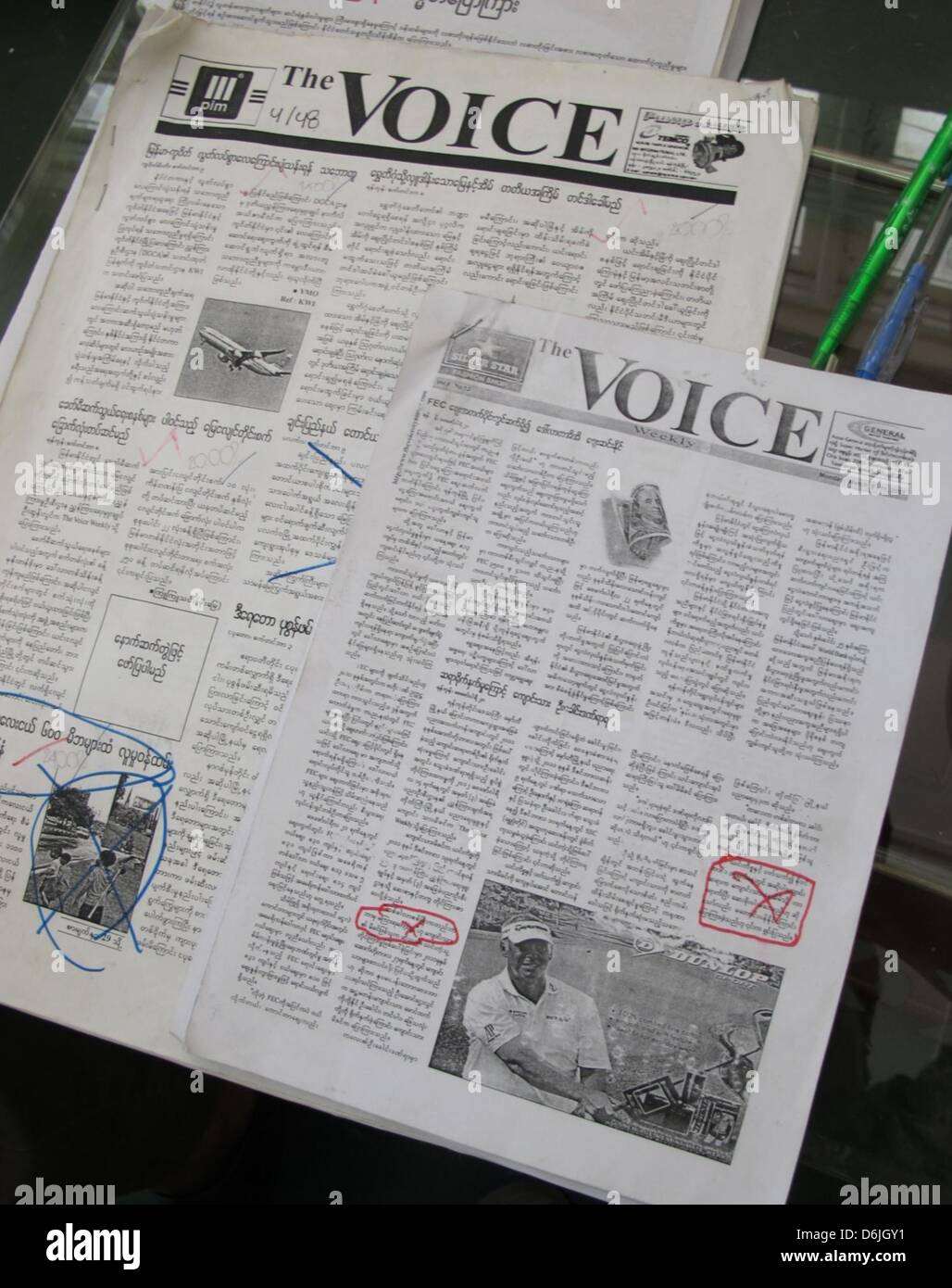 Criticism of censorship newspaper hi-res stock photography and images ...