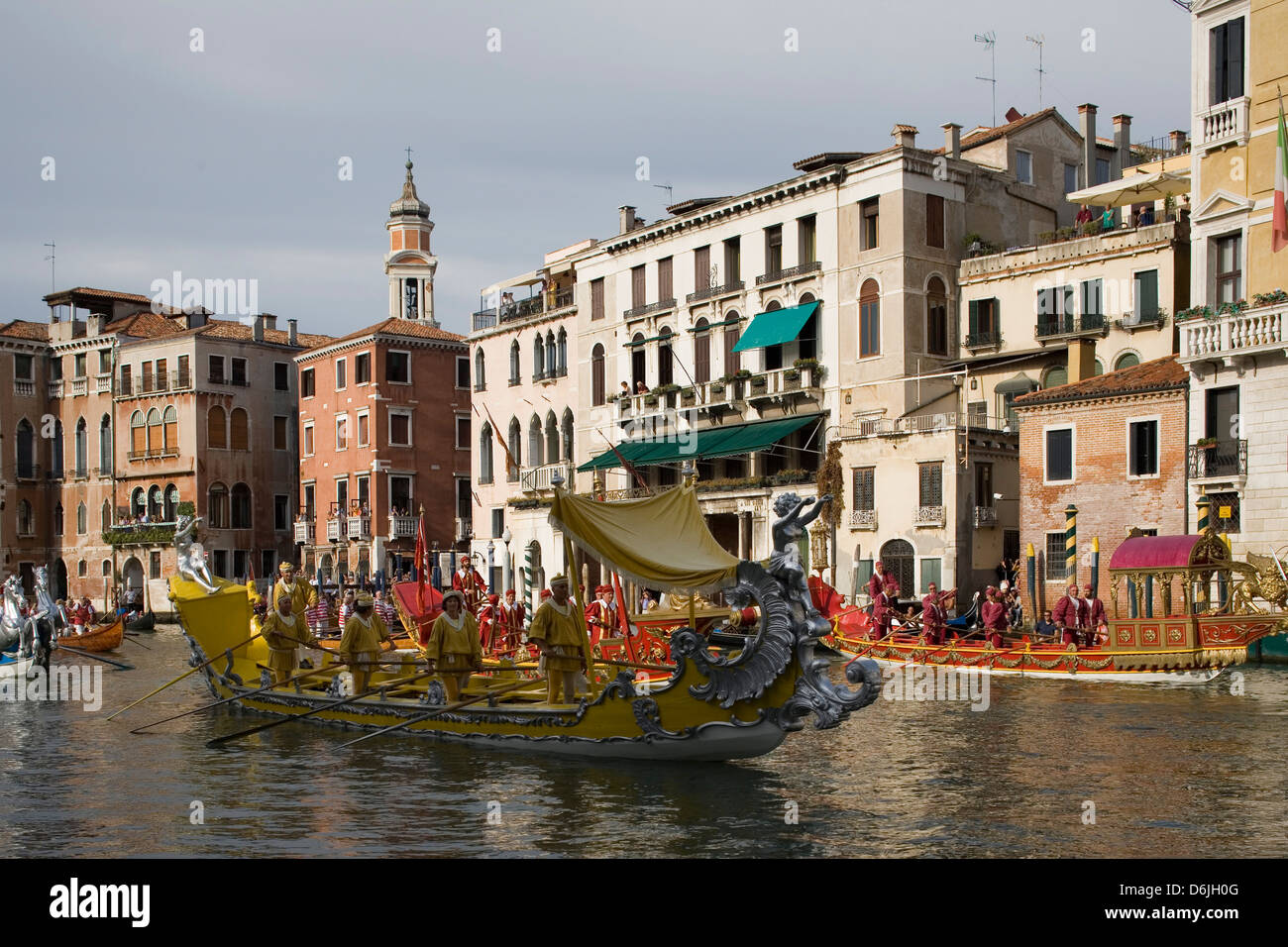 Regatta, Grand Canal, Venice, UNESCO World Heritage Site, Veneto, Italy ...