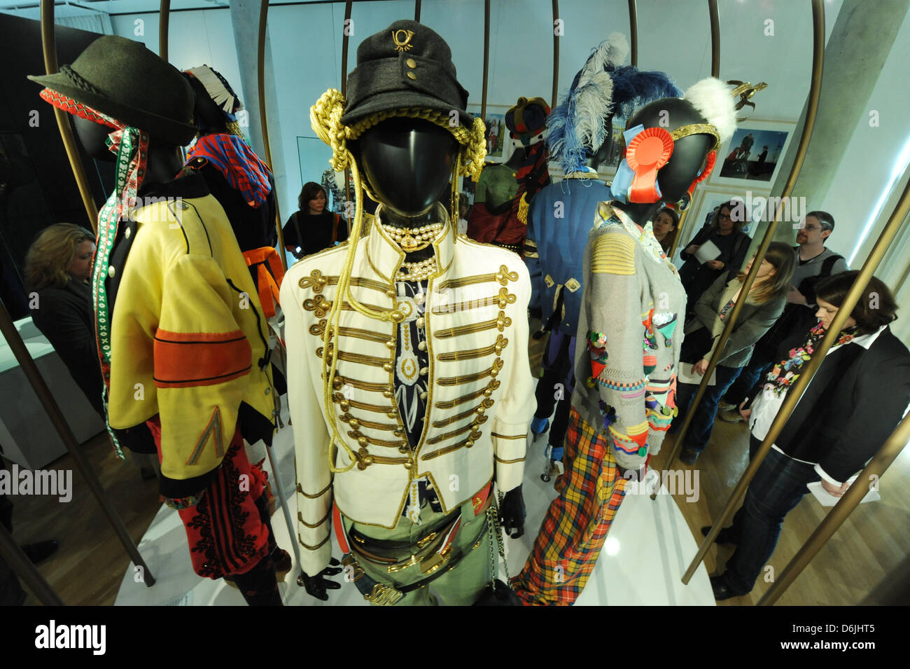 Window dummies are clad in the designer fashion at at the fashion ...