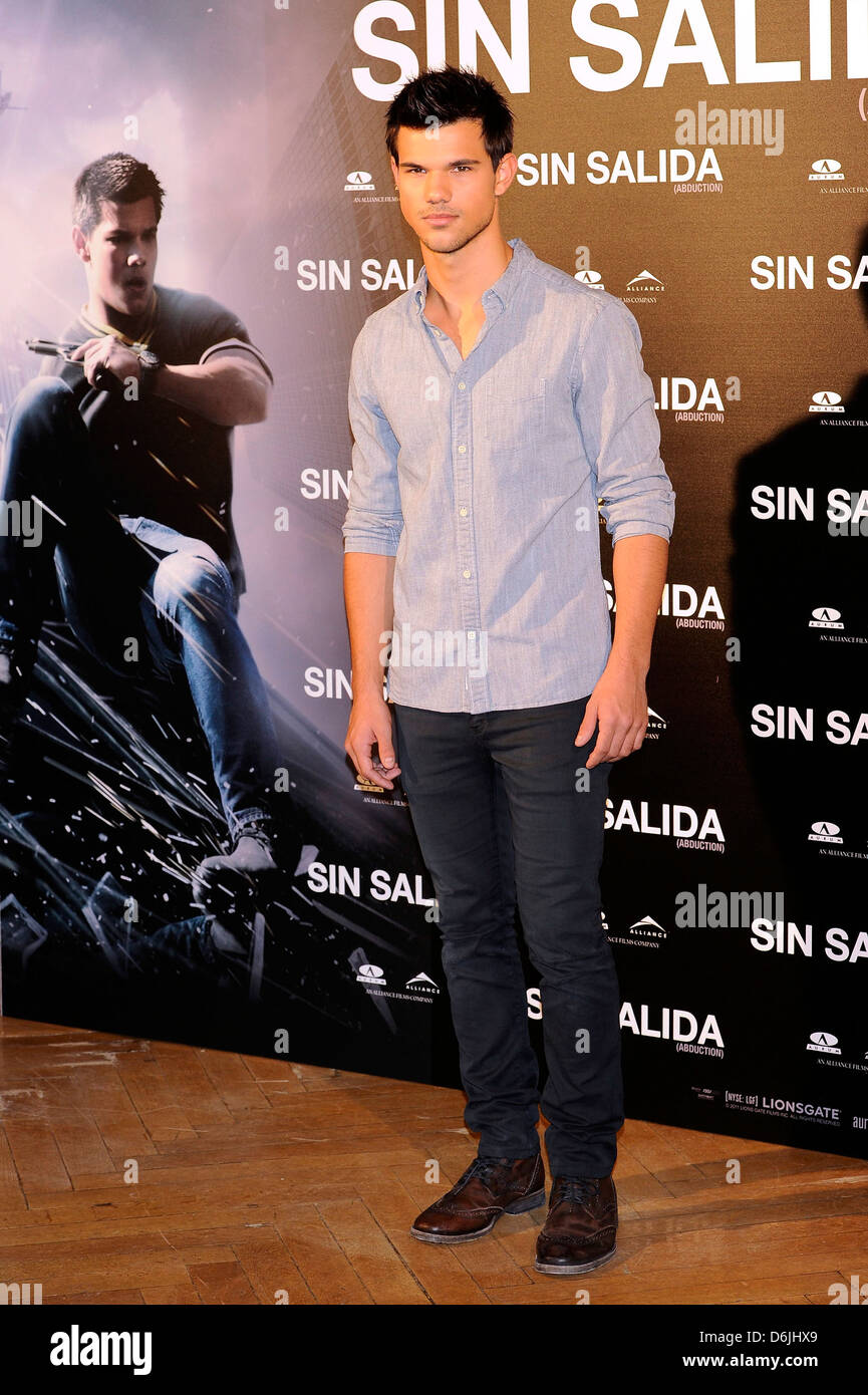 Taylor Lautner 'Abduction' Photocall held at the Santo Mauro Hotel ...