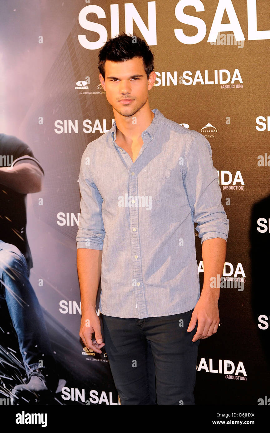 Taylor Lautner 'Abduction' Photocall held at the Santo Mauro Hotel ...