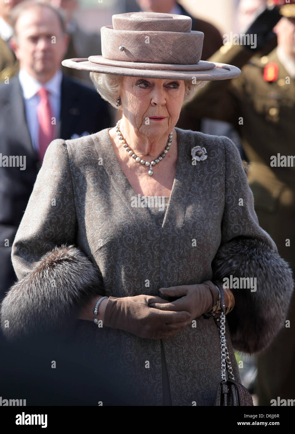 Dutch Queen Beatrix is pictured during the first day of her 3-day visit ...