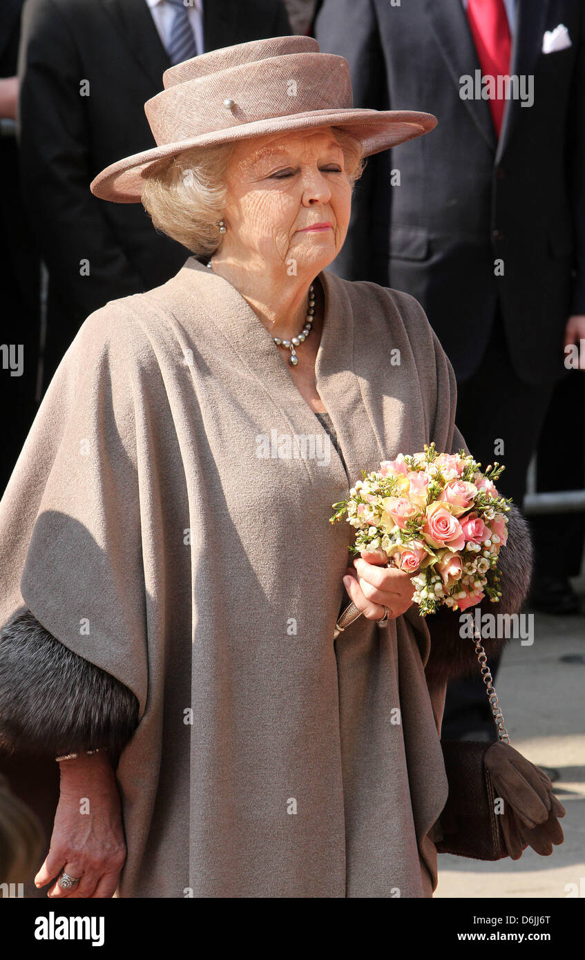 Dutch Queen Beatrix is pictured during the first day of her 3-day visit ...