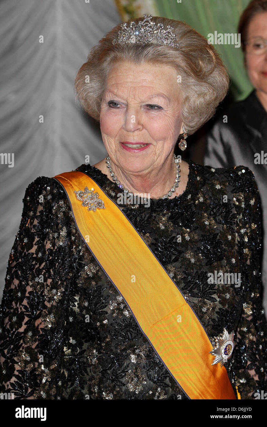 Queen Beatrix of the Netherlands poses for official pictures prior to ...
