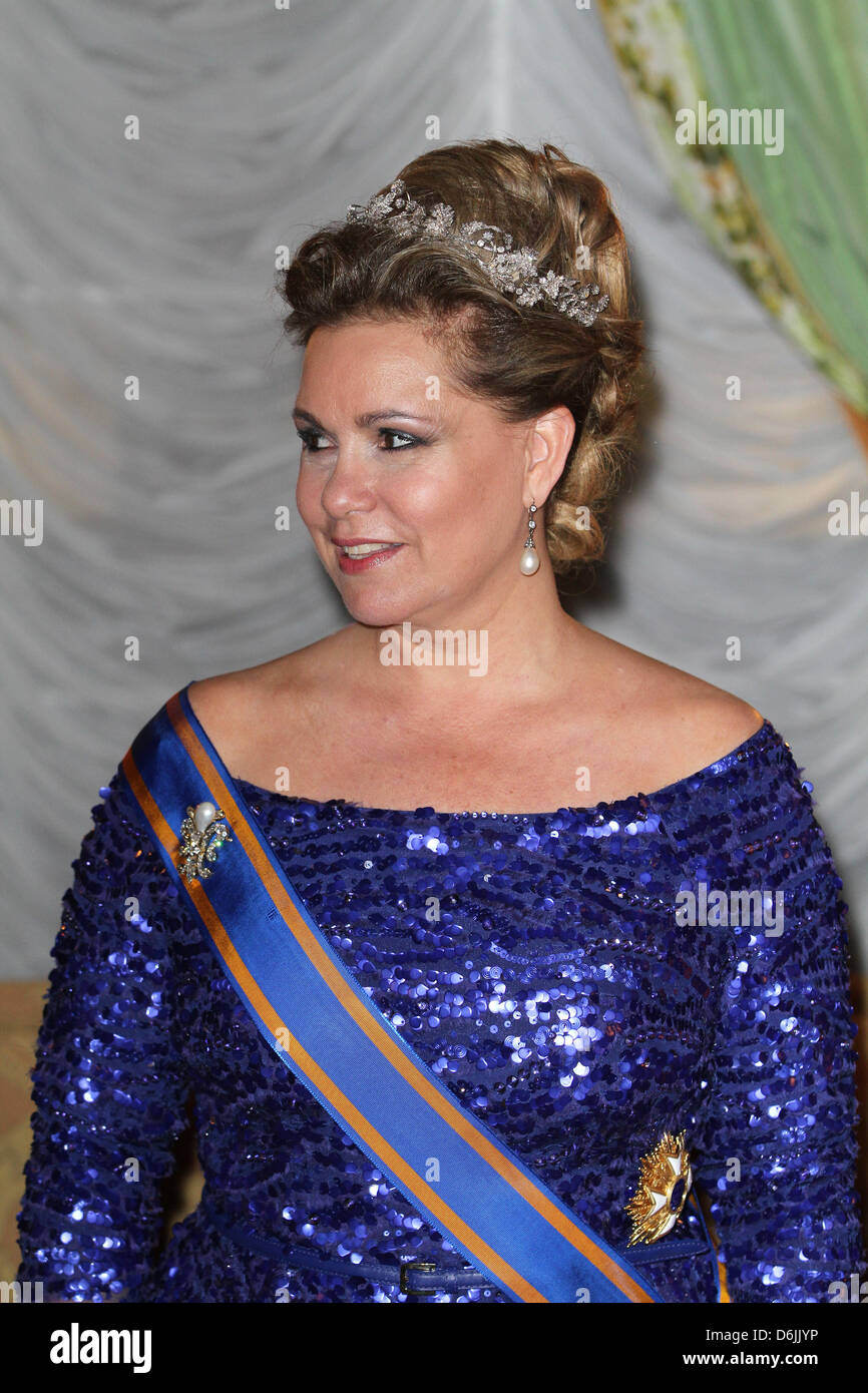 Maria Teresa, Grand Duchess of Luxembourg poses for official pictures ...