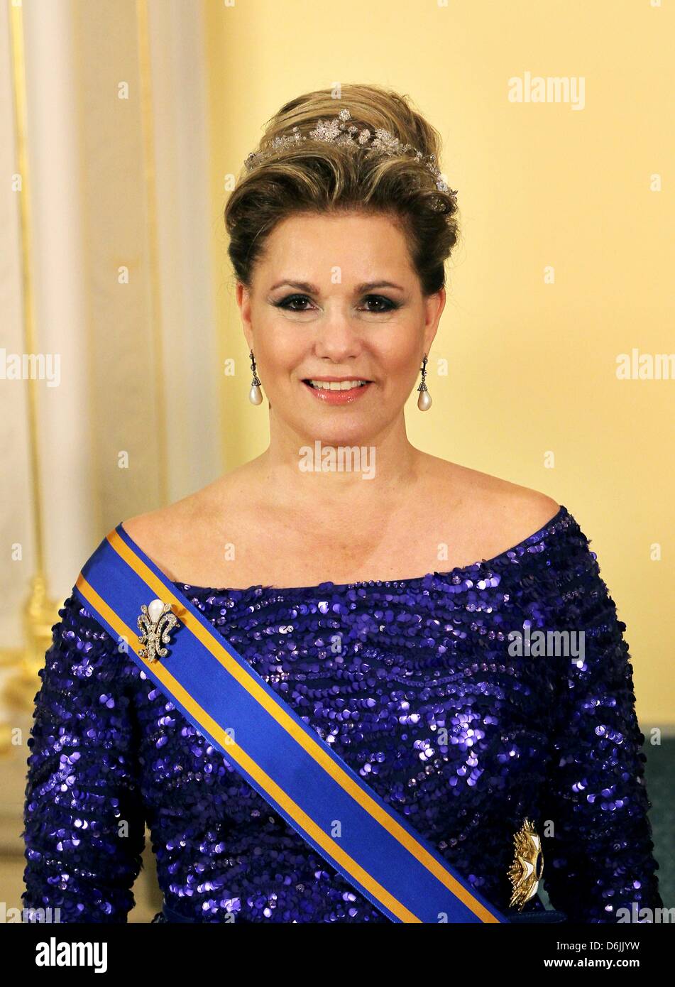 Maria Teresa, Grand Duchess of Luxembourg poses for official pictures ...