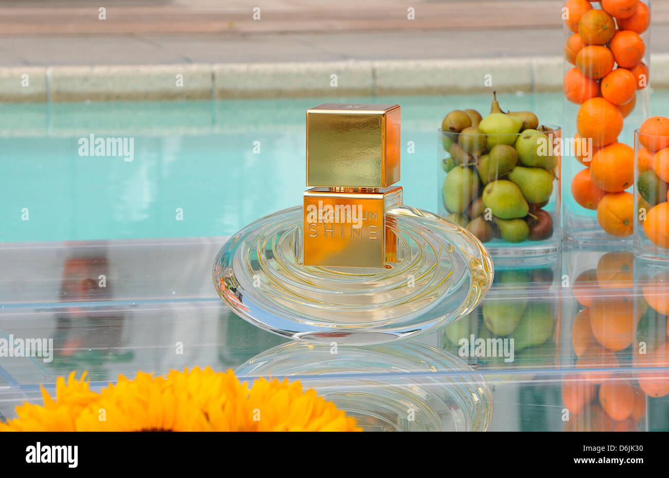 Heidi Klum Heidi Klum debuts her new signature fragrance, Shine at ...
