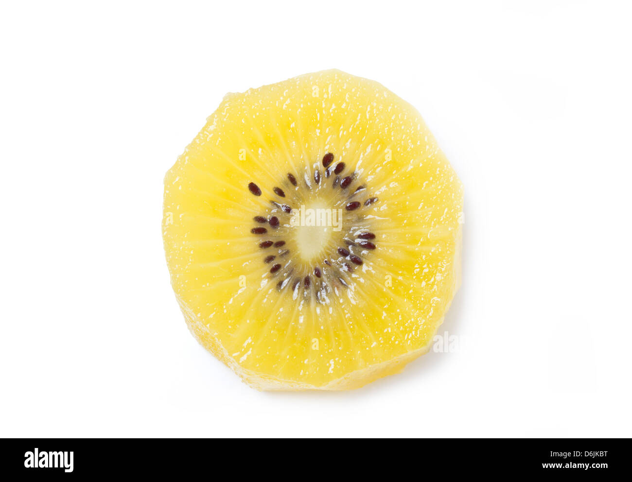 Yellow kiwi fruit isolated on white background Stock Photo - Alamy