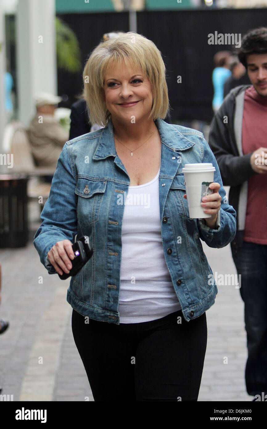 Nancy Grace at The Grove to film an appearance for the entertainment ...