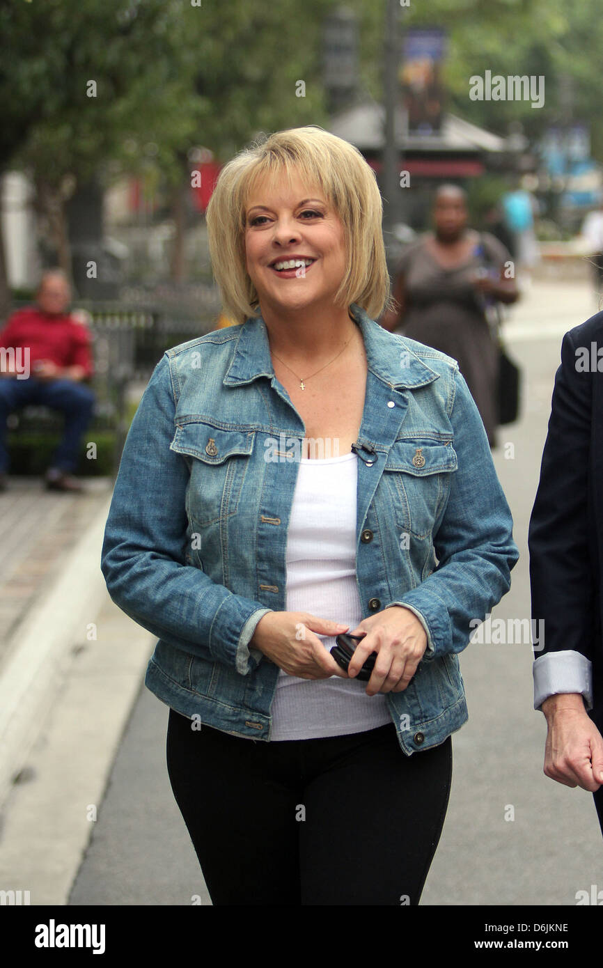 Nancy Grace at The Grove to film an appearance for the entertainment ...