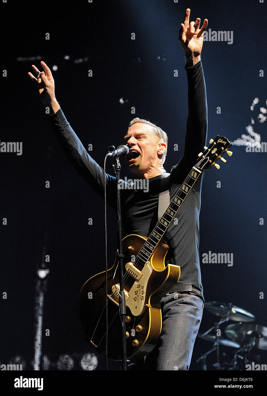Bryan Adams performs on stage during a concert in Cologne, Germany, 21 ...