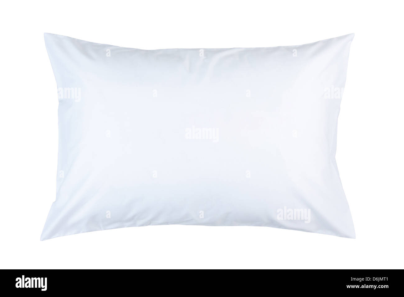 pillow with white pillow case on white background Stock Photo - Alamy