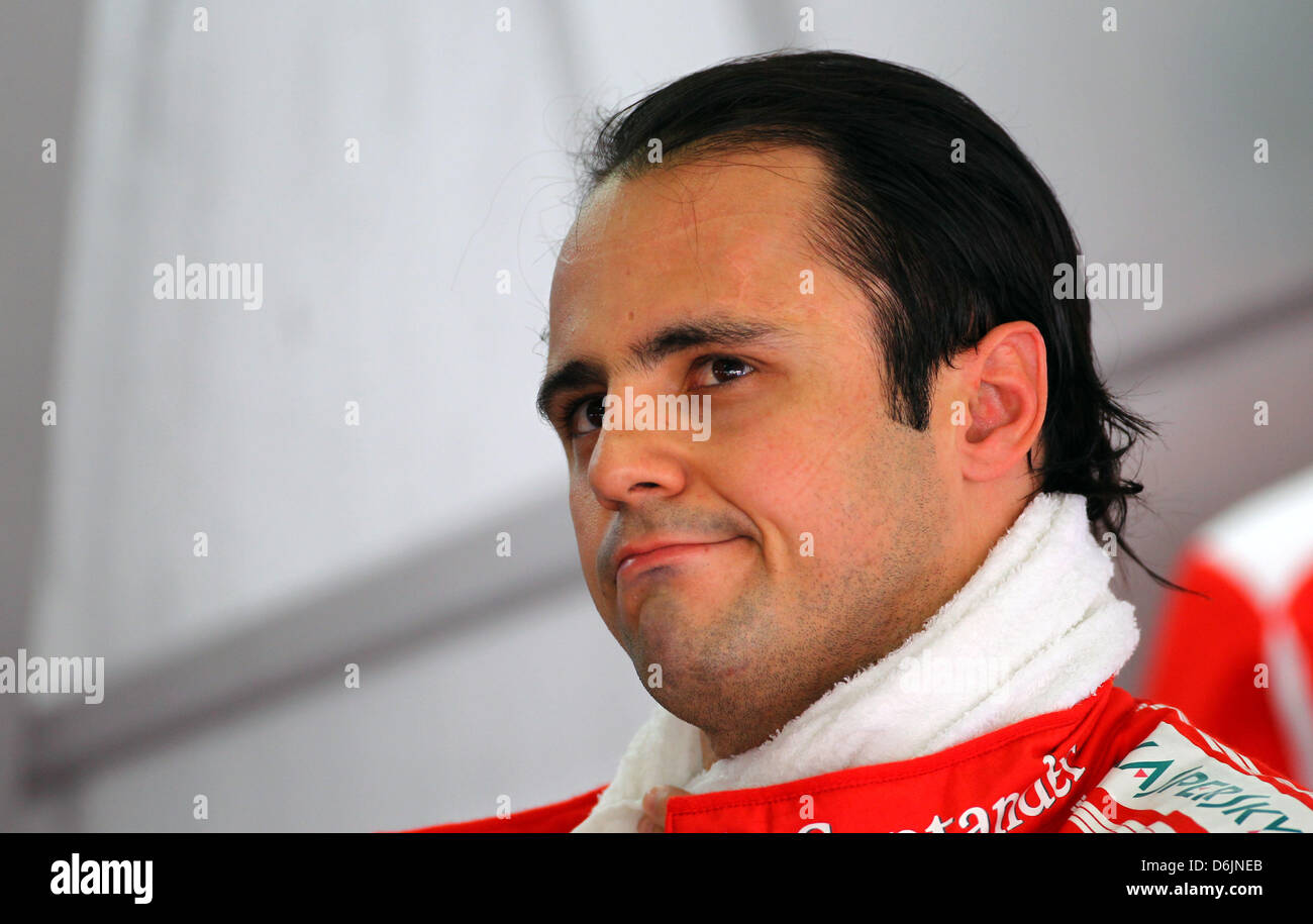 Brazilian Formula One driver Felipe Massa of Ferrari is seen in the ...