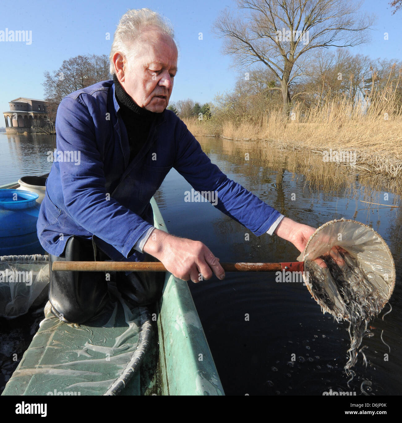 76-year old overseer of the local fishing authority, Herbert Ebel ...