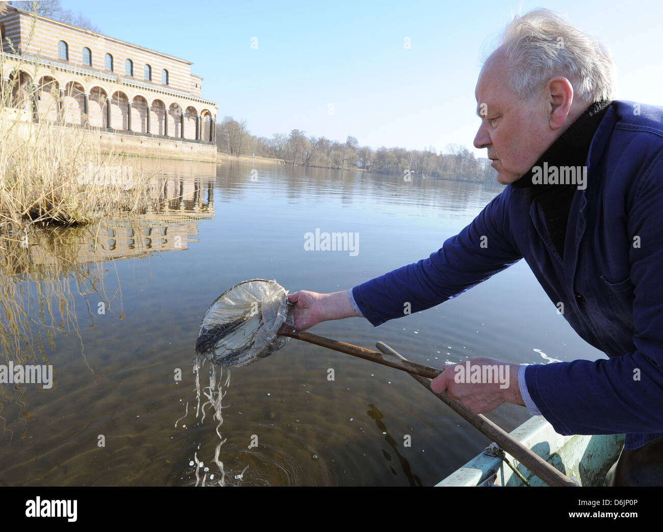 76-year old overseer of the local fishing authority, Herbert Ebel ...