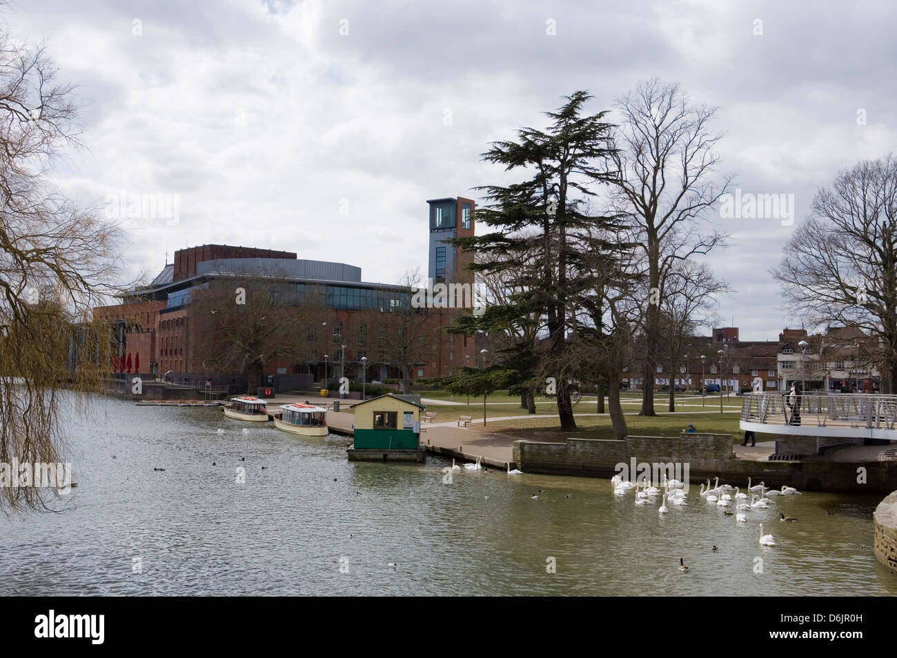 The royal shakespeare company theatre in Stratford-upon-avon Stock ...