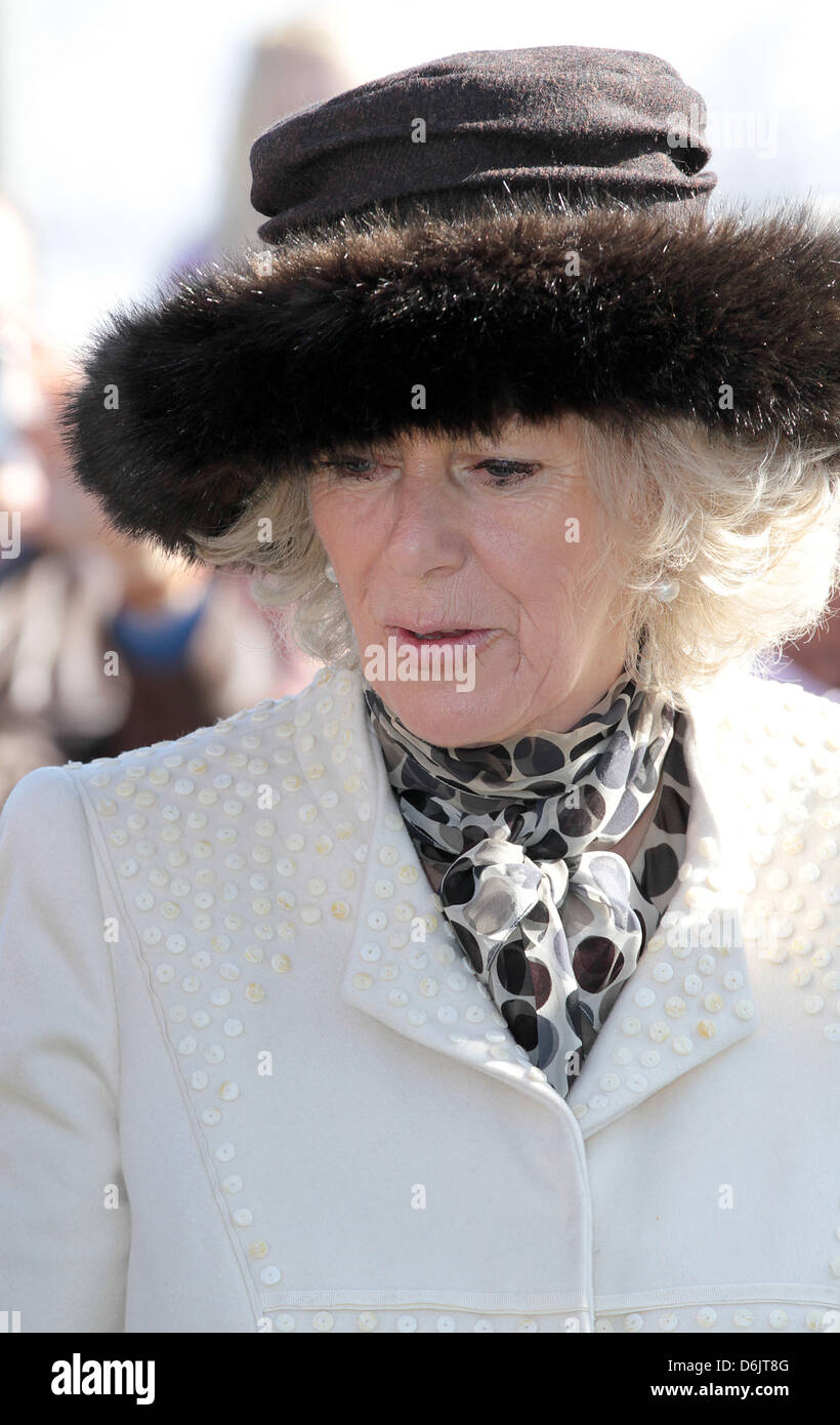 The Duchess of Cornwall as she attends a service of Holy Communion in ...