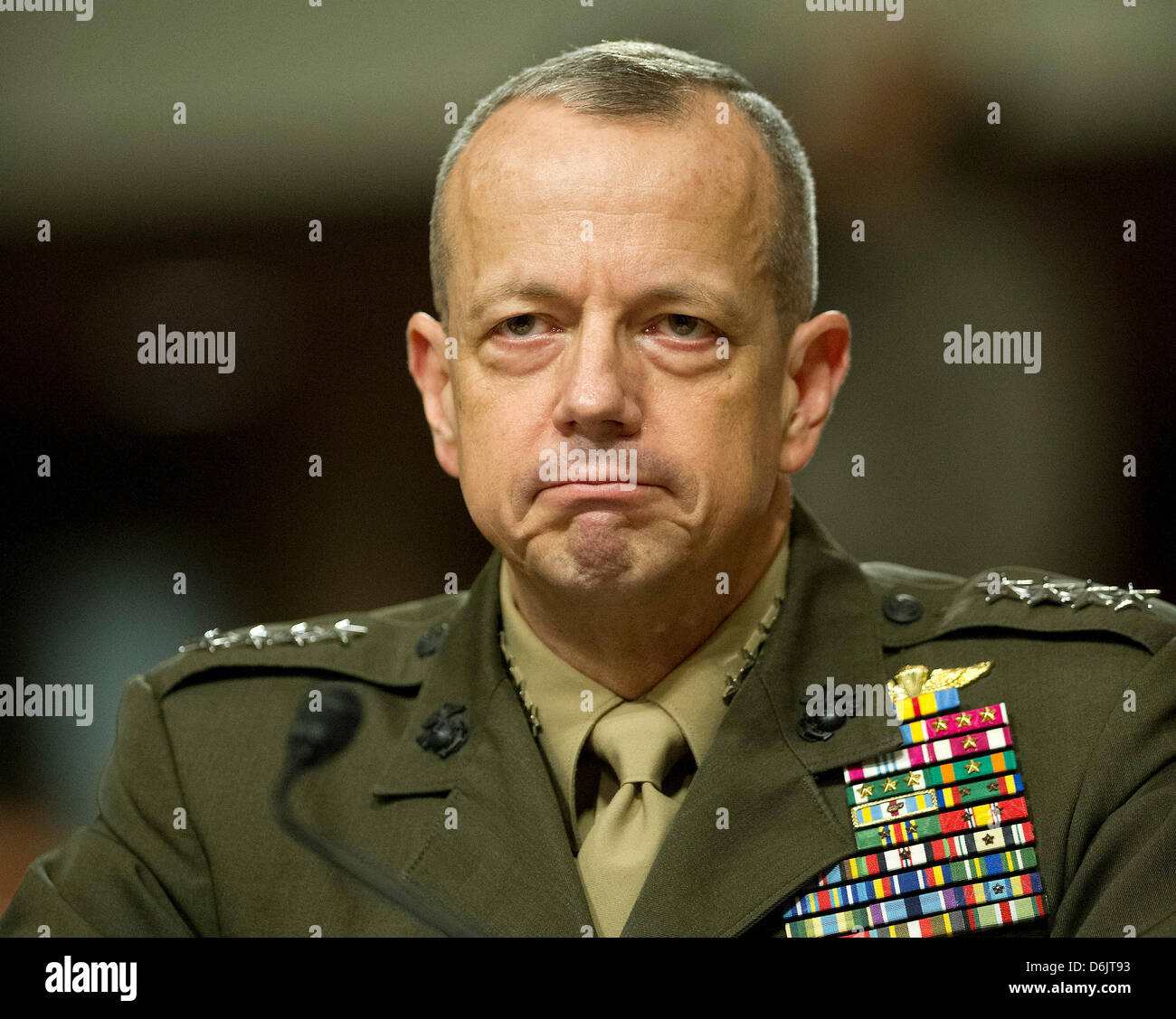 General John R. Allen, USMC, Commander, International Security ...