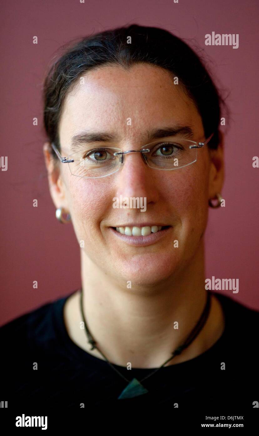 Record national soccer player Birgit Prinz attends a press conference ...