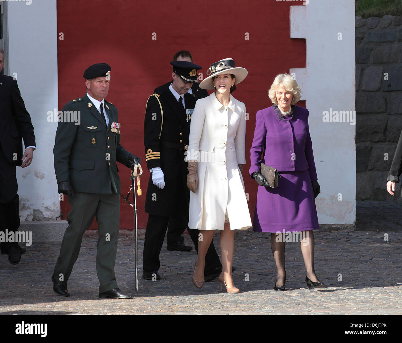 Duchess Of Cornwall And Crown Princess Mary Stock Photos & Duchess Of ...