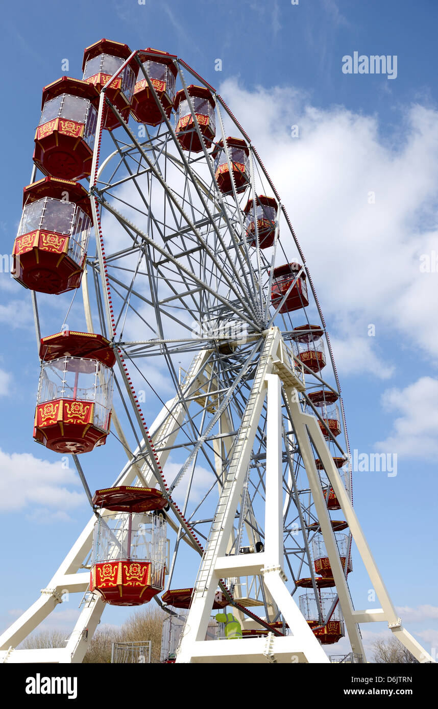 a Ferris Wheel at an Amusement Park Stock Photo - Alamy