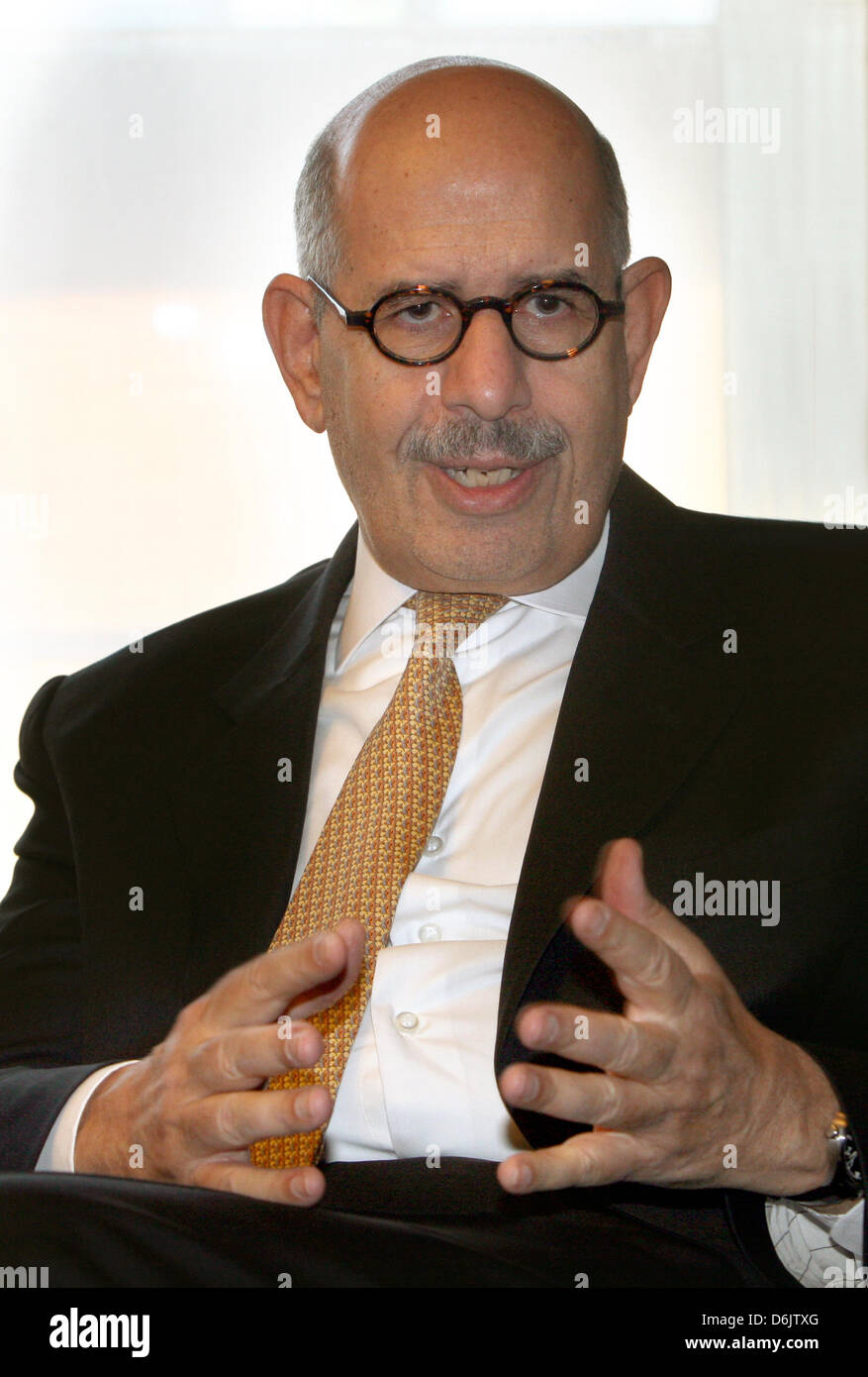 Egyptian Peace Nobel laureate and Director General of the International ...