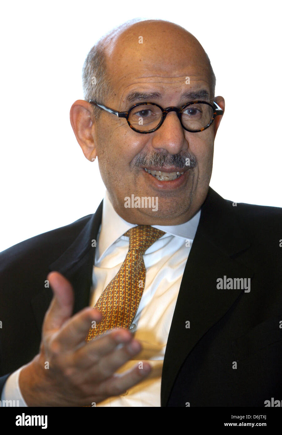 Egyptian Peace Nobel laureate and Director General of the International ...