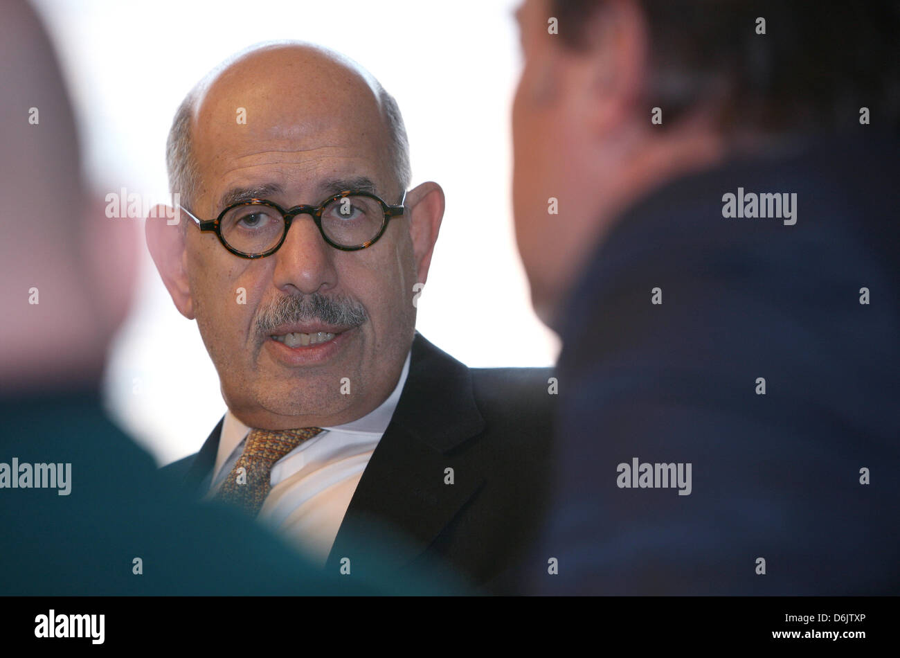 Egyptian Peace Nobel laureate and Director General of the International ...