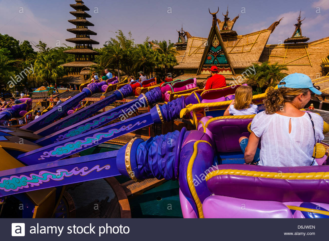 Adventureland Theme Park Ride High Resolution Stock Photography and ...