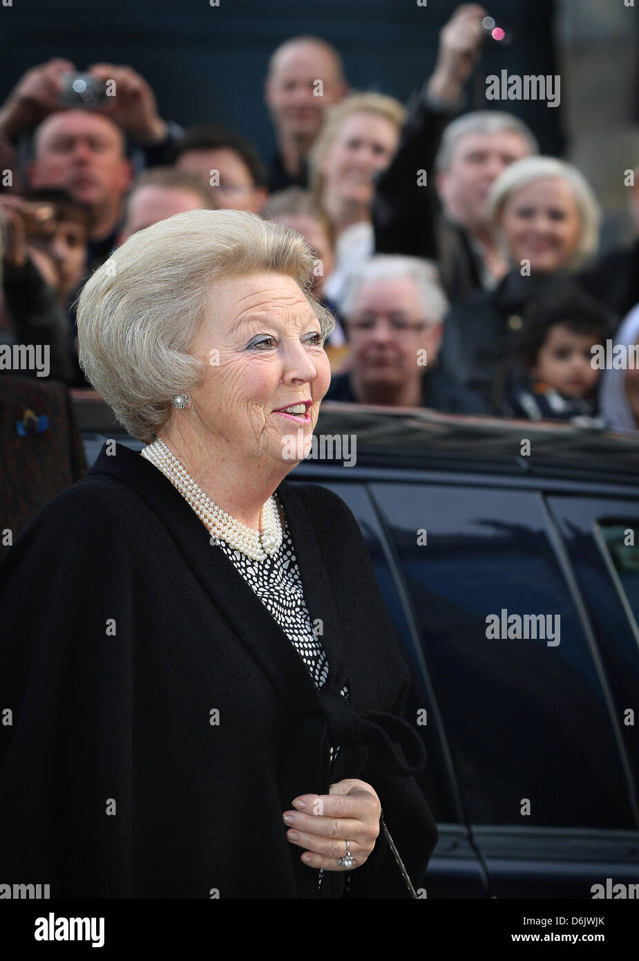 Dutch Queen Beatrix arrives for the 25th anniversary of the national ...