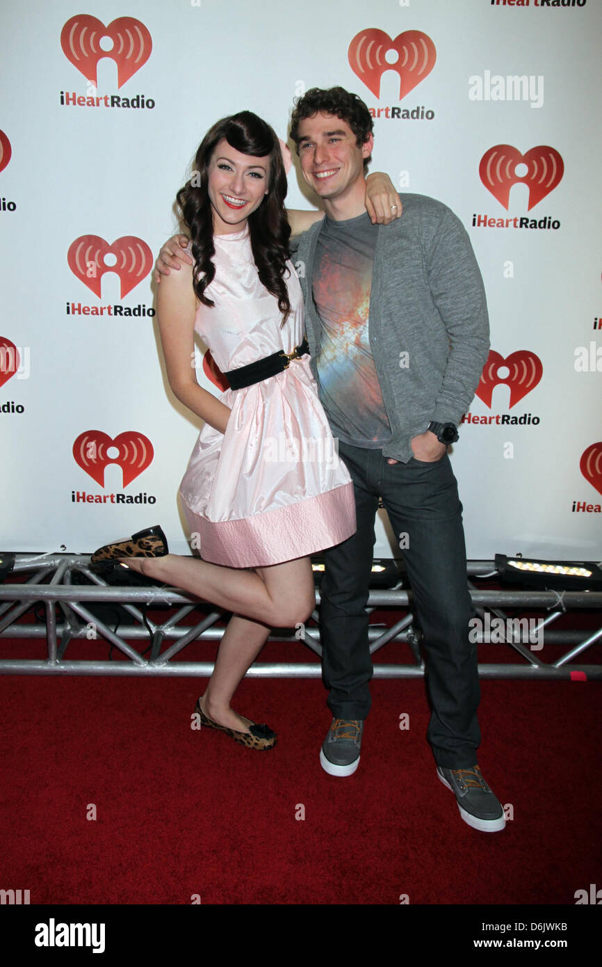 Karmin (Amy Heidemann, Nick Noonan) I Heart Radio music festival at the ...