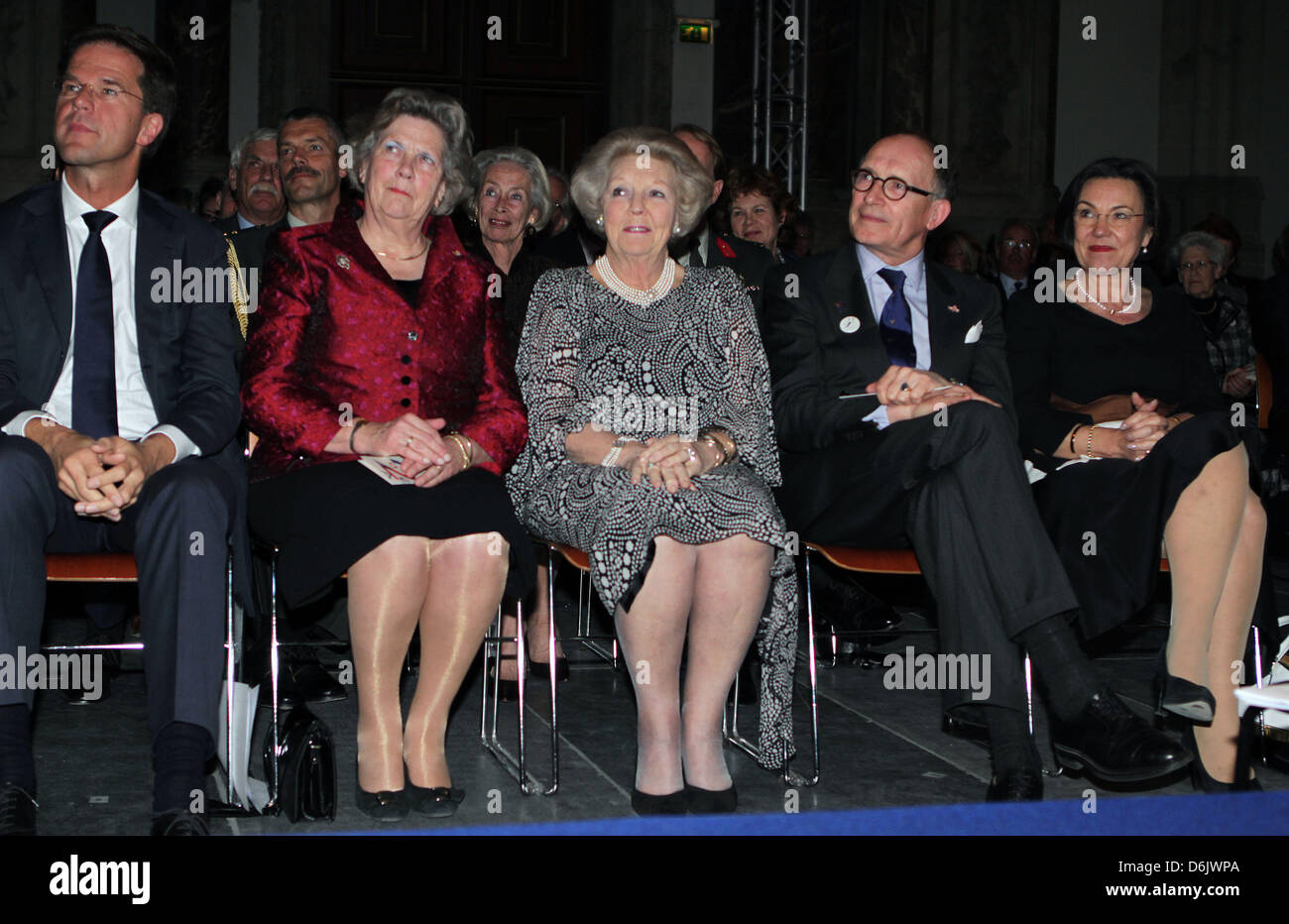 Dutch Queen Beatrix (C) attends the celebrations of 25 years of the ...