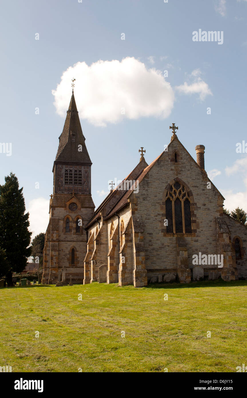 St. Andrew`s Church, Temple Grafton, Warwickshire, UK Stock Photo - Alamy