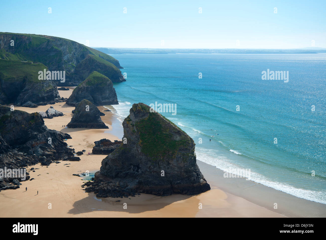 Cornwall outdoors view horizon hi-res stock photography and images - Alamy