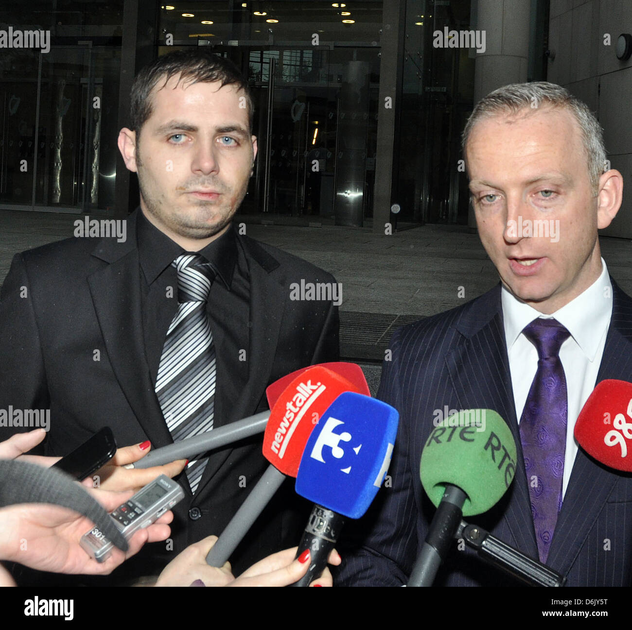 Leonard Watters, Cahir O'Higgins Leonard Watters is seen leaving court ...