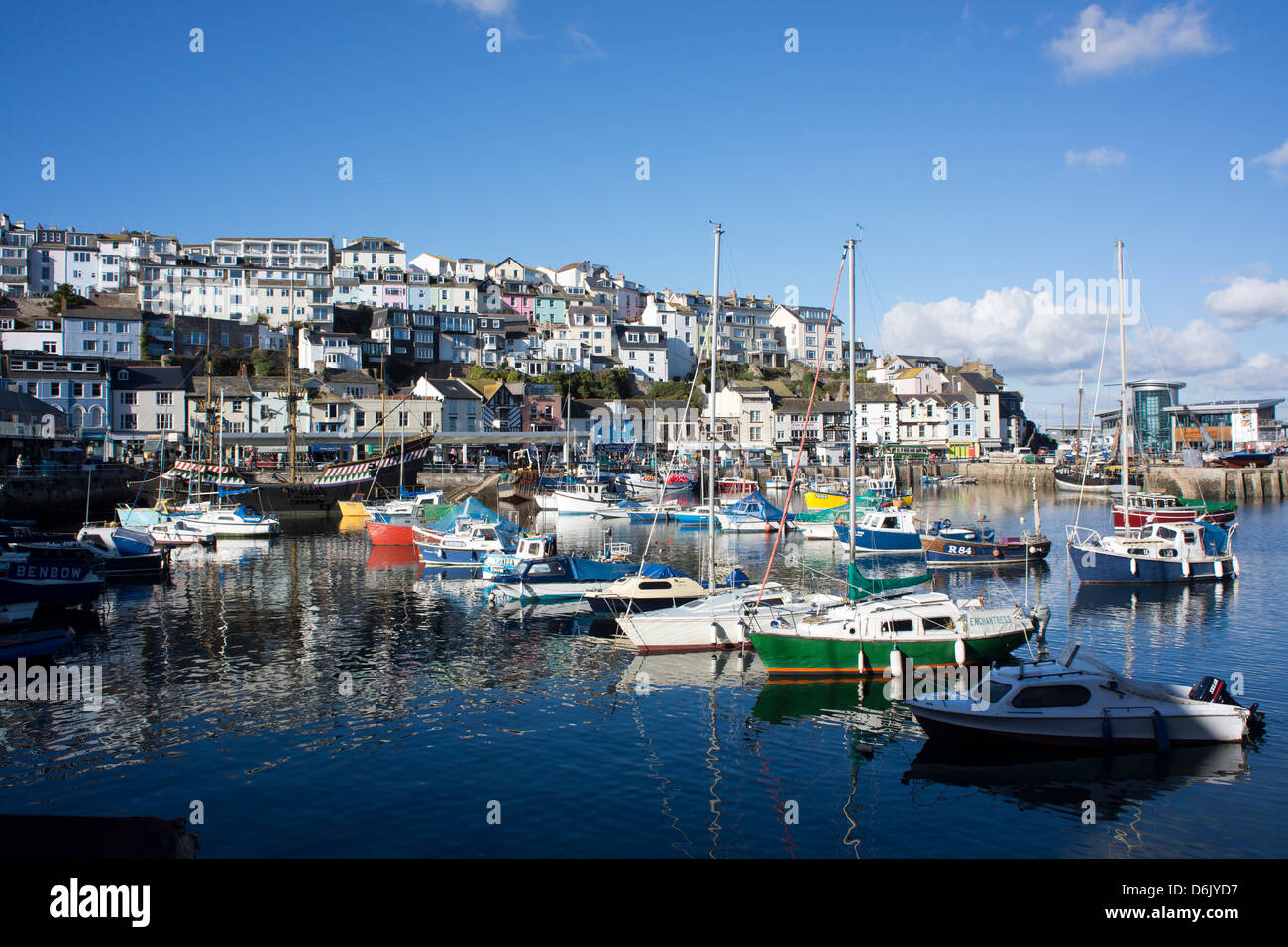 Harbour, Brixham, Devon, England, United Kingdom Stock Photo - Alamy