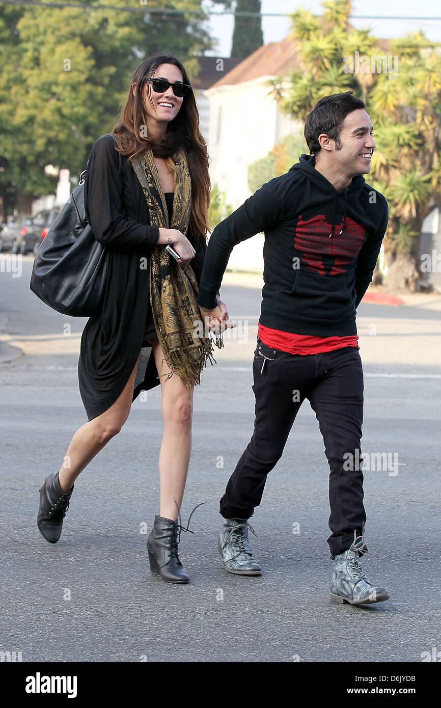 Meagan Camper and Pete Wentz Pete Wentz with his new model girlfriend ...