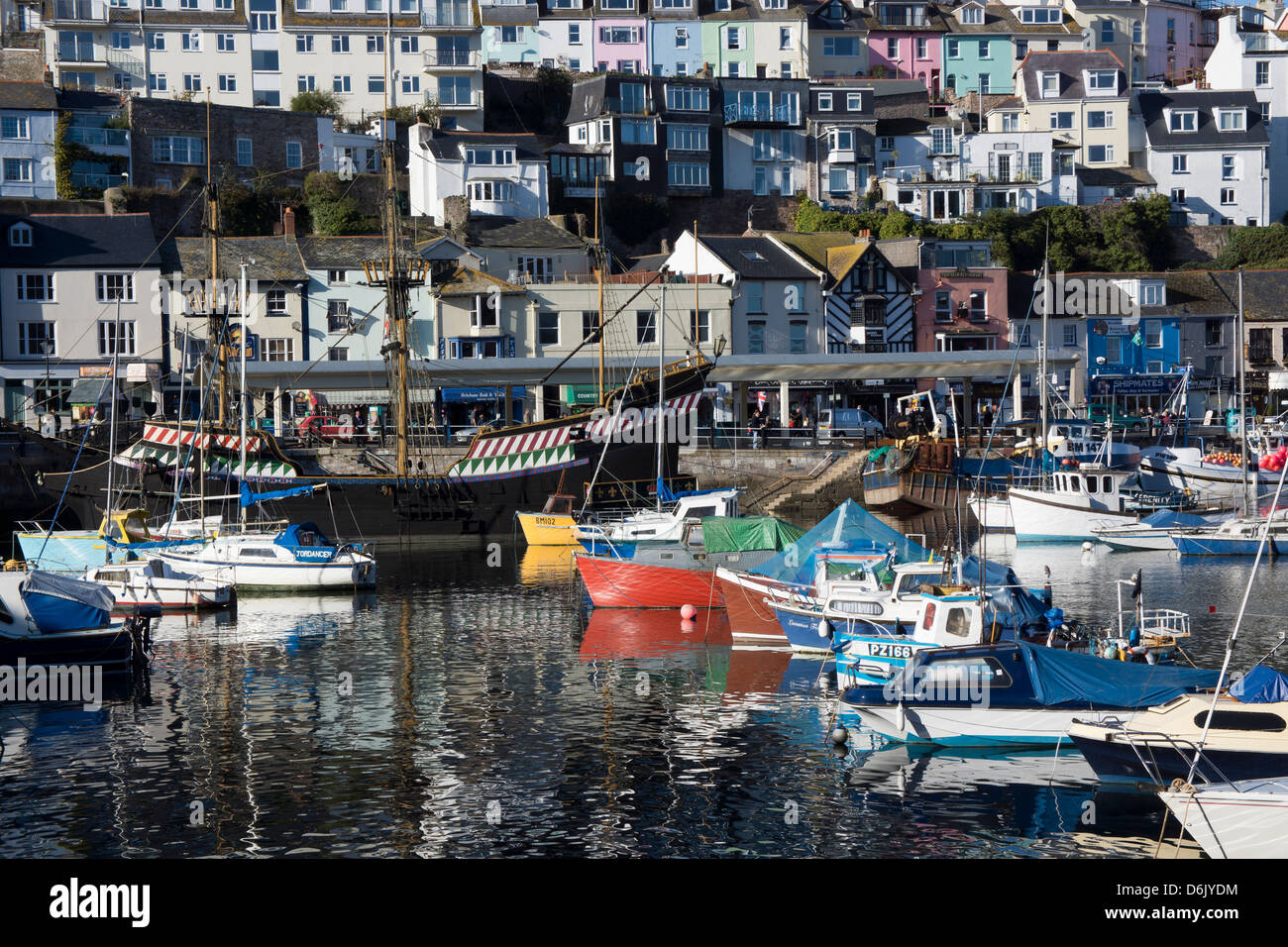 Harbour, Brixham, Devon, England, United Kingdom Stock Photo - Alamy