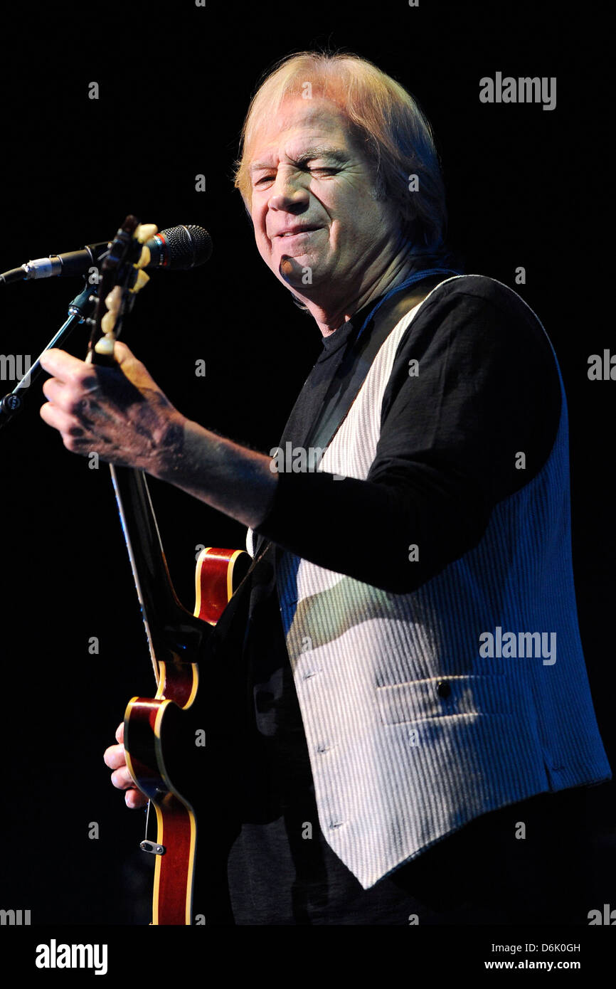 Justin Hayward The Moody Blues perform on stage at the Molson Canadian ...
