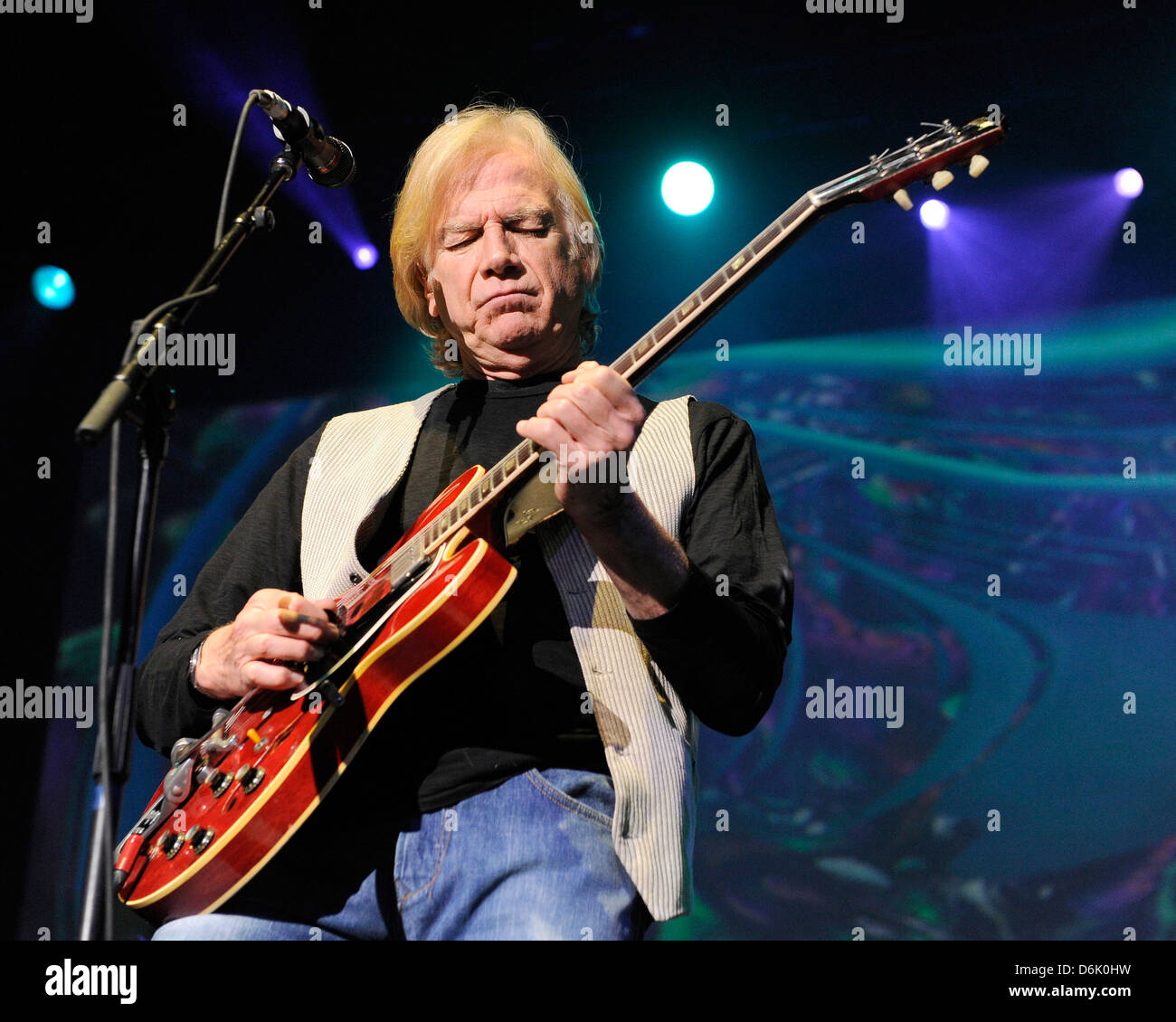 Justin Hayward The Moody Blues perform on stage at the Molson Canadian ...